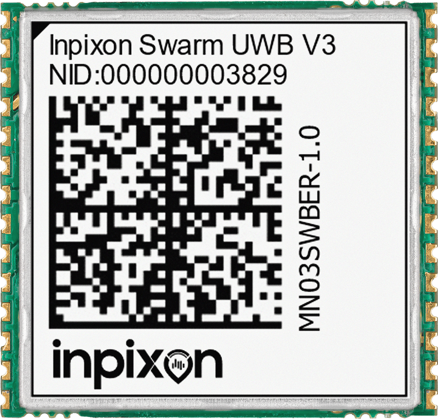 Swarm UWB: Ultra-Wideband Radio & Sensor Module | Inpixon